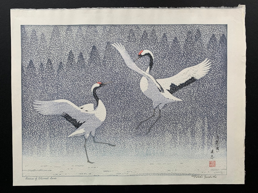 Toshi Yoshida: "dance of Internal Love" - Etsy