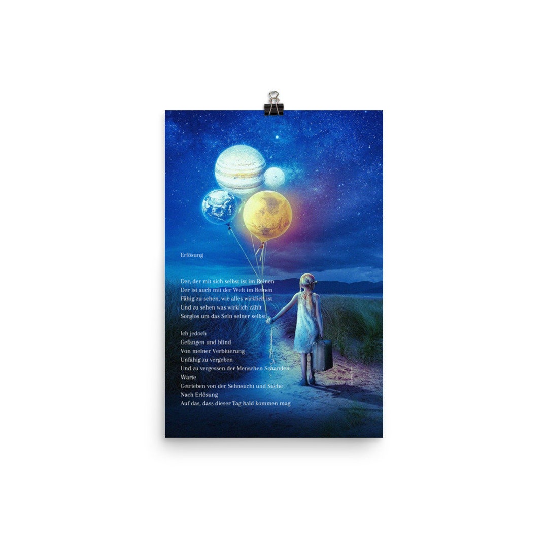 Poem Poster Redemption - Etsy