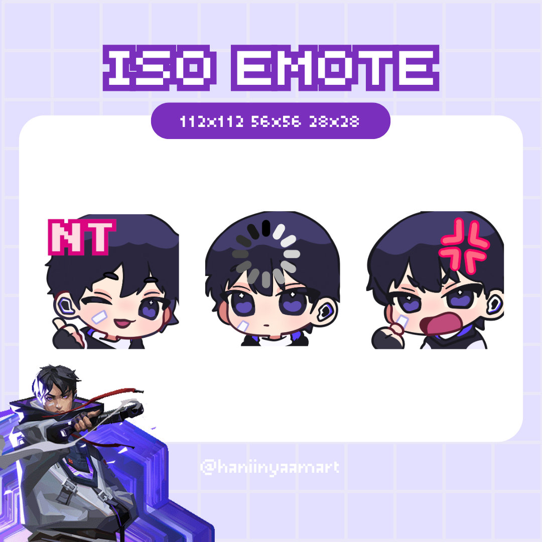 ISO Valorant Twitch Emotes - Etsy