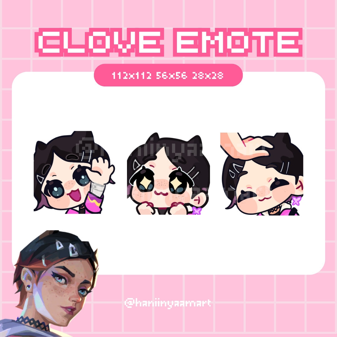 Clove Valorant Emotes - Etsy