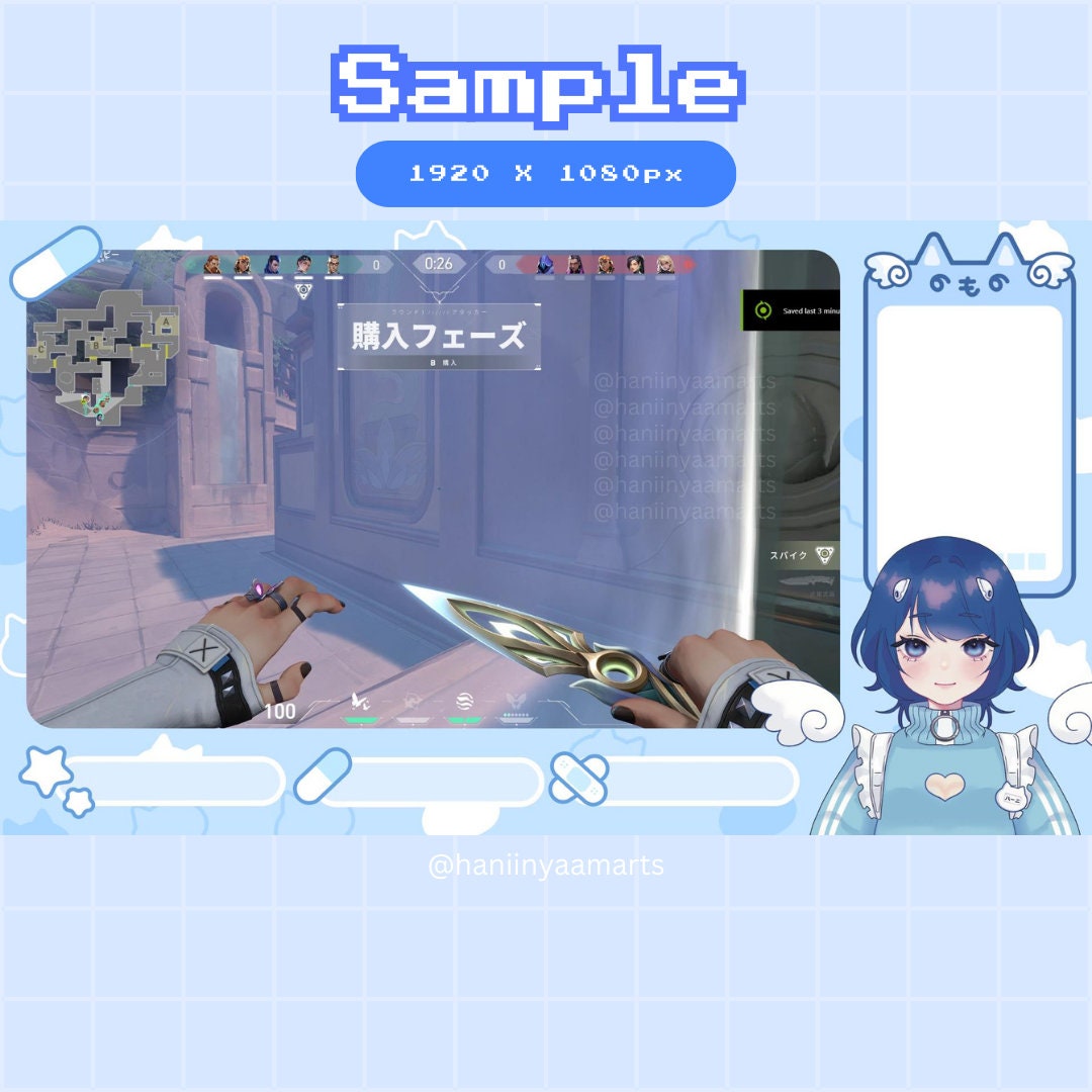 Tenshii Kawaii Y3k Cybercore Stream Overlay - Etsy