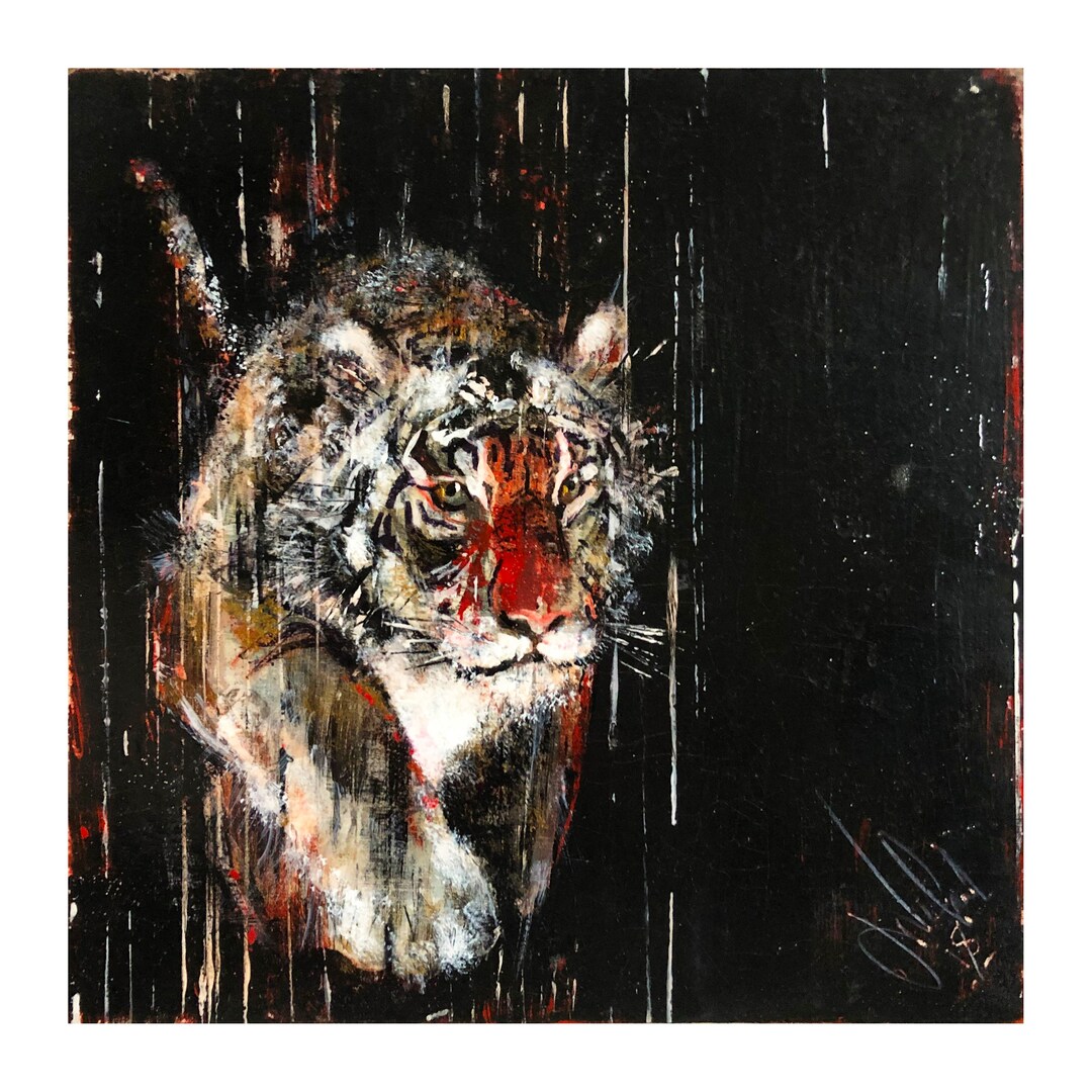 Tiger A3 Print on 230g Matte Coated Paper, Signed Limited Edition - Etsy