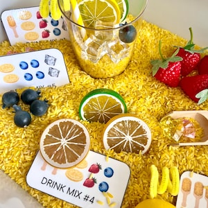 Lemonade Stand Sensory Learning Kit - Etsy