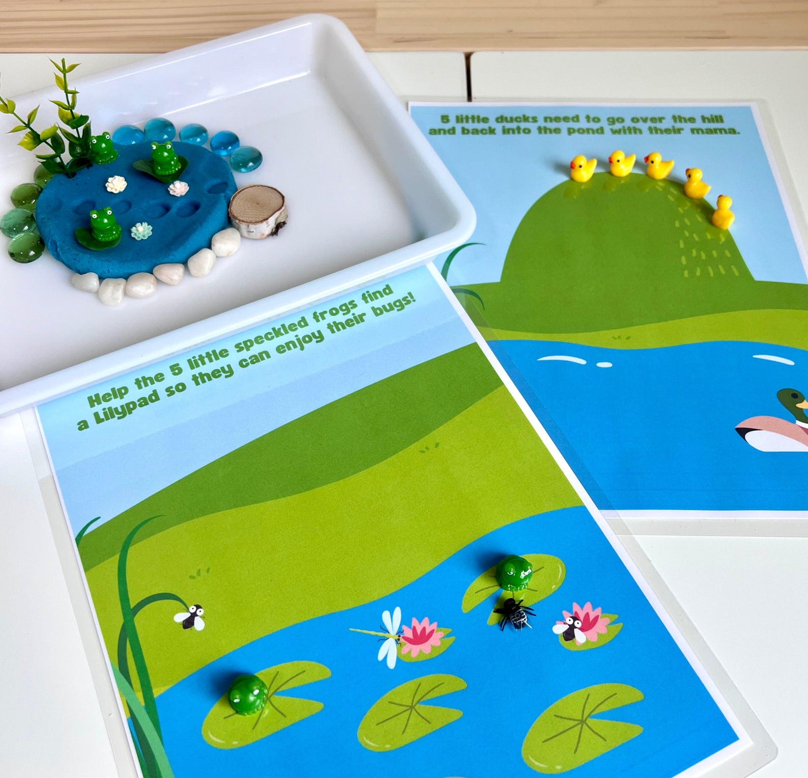 Duck Pond Playdough Kit: Educational Toy for Kids | Nursery Rhyme ...