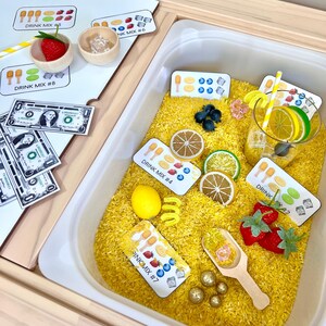 Lemonade Stand Sensory Learning Kit - Etsy