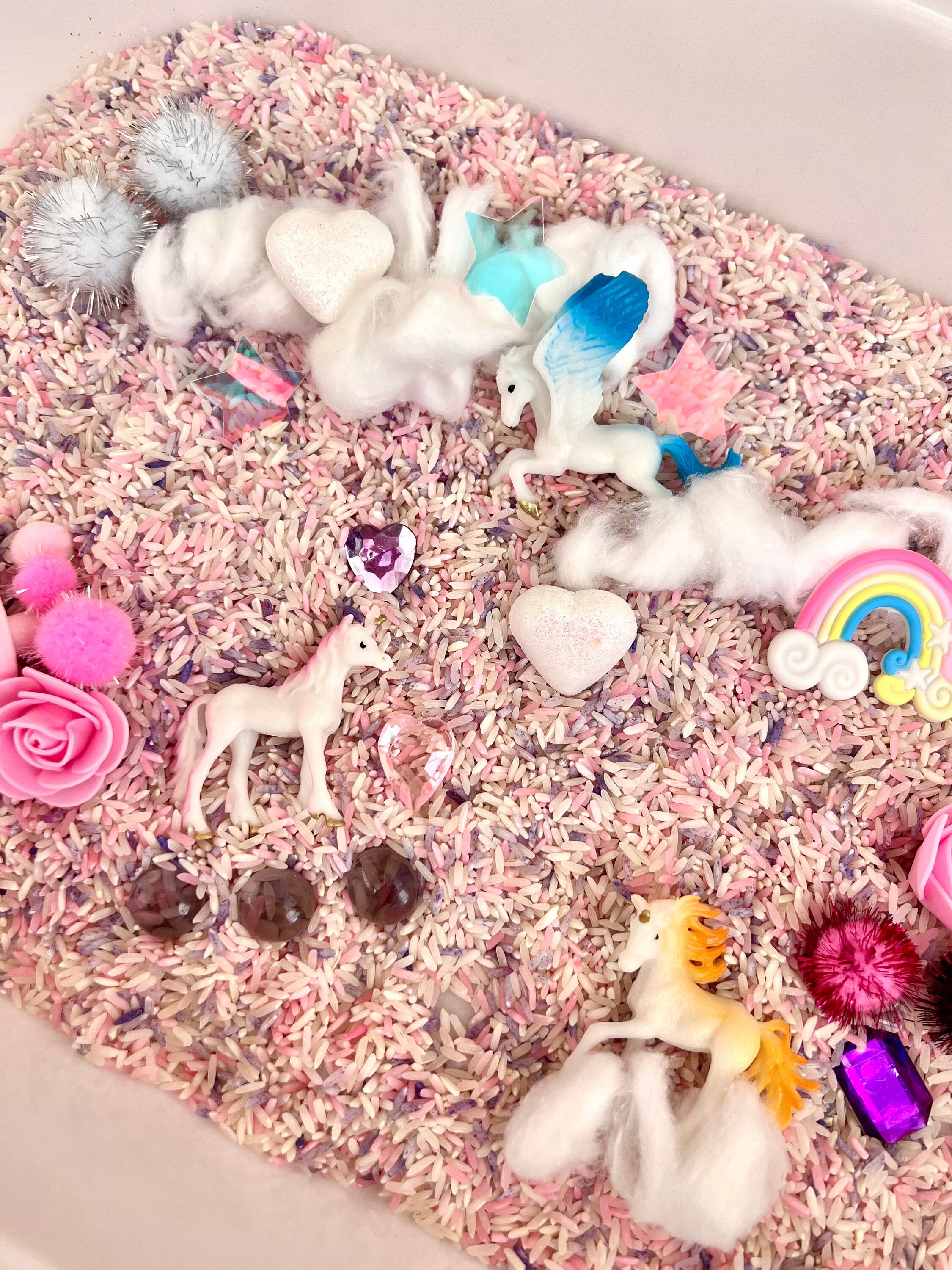 Unicorn Sensory Bin - Etsy