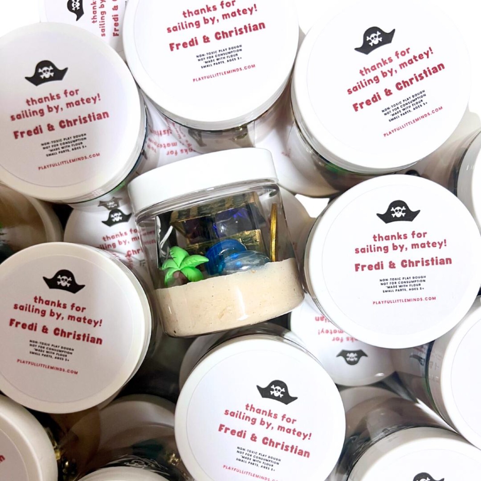 Pirate-themed Play Dough Party Favors for Kids' Birthday Celebration - Etsy
