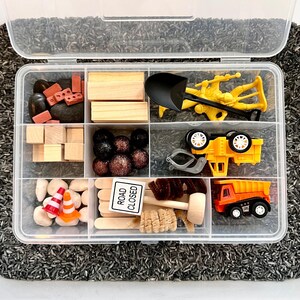 Construction Site Sensory Play Kit for Kids Imaginative Activity Bin - Etsy