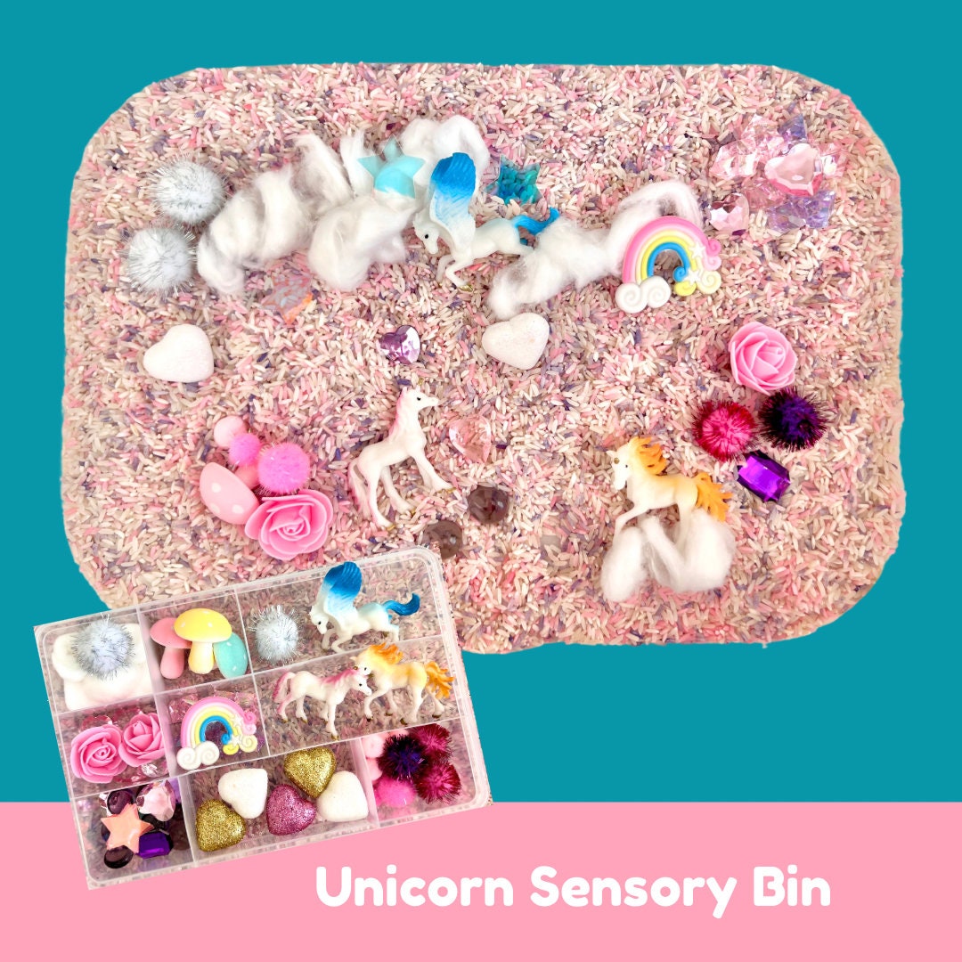 Unicorn Sensory Bin - Etsy