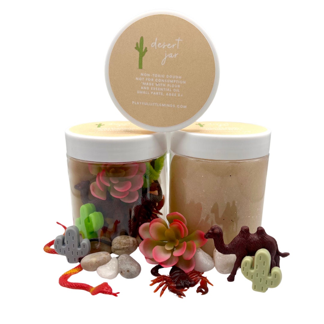 Desert Play Dough Sensory Kit - Etsy