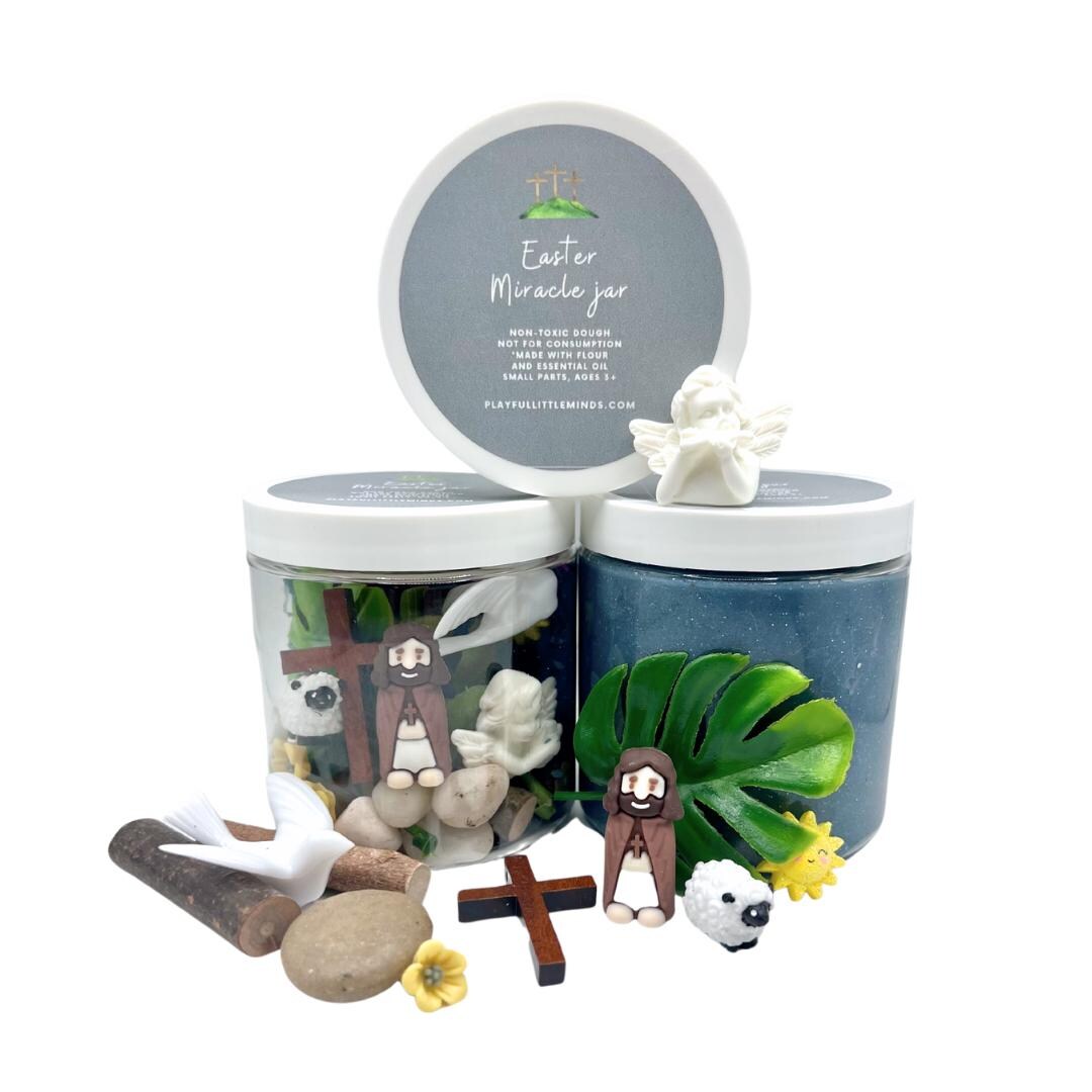 Easter Miracle Play Dough Jar: A Journey of Resurrection - Etsy