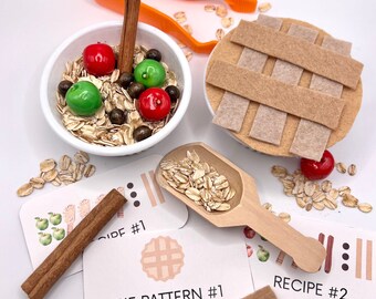 Apple Pie Sensory Bin Kit, Fall Sensory Bin, Preschool Activity Kit ...