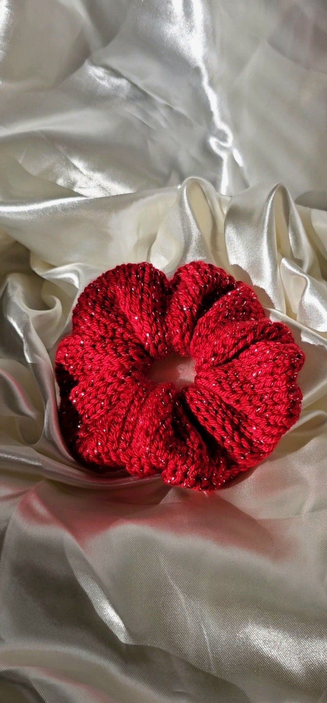 Large Knit Scrunchies - Etsy
