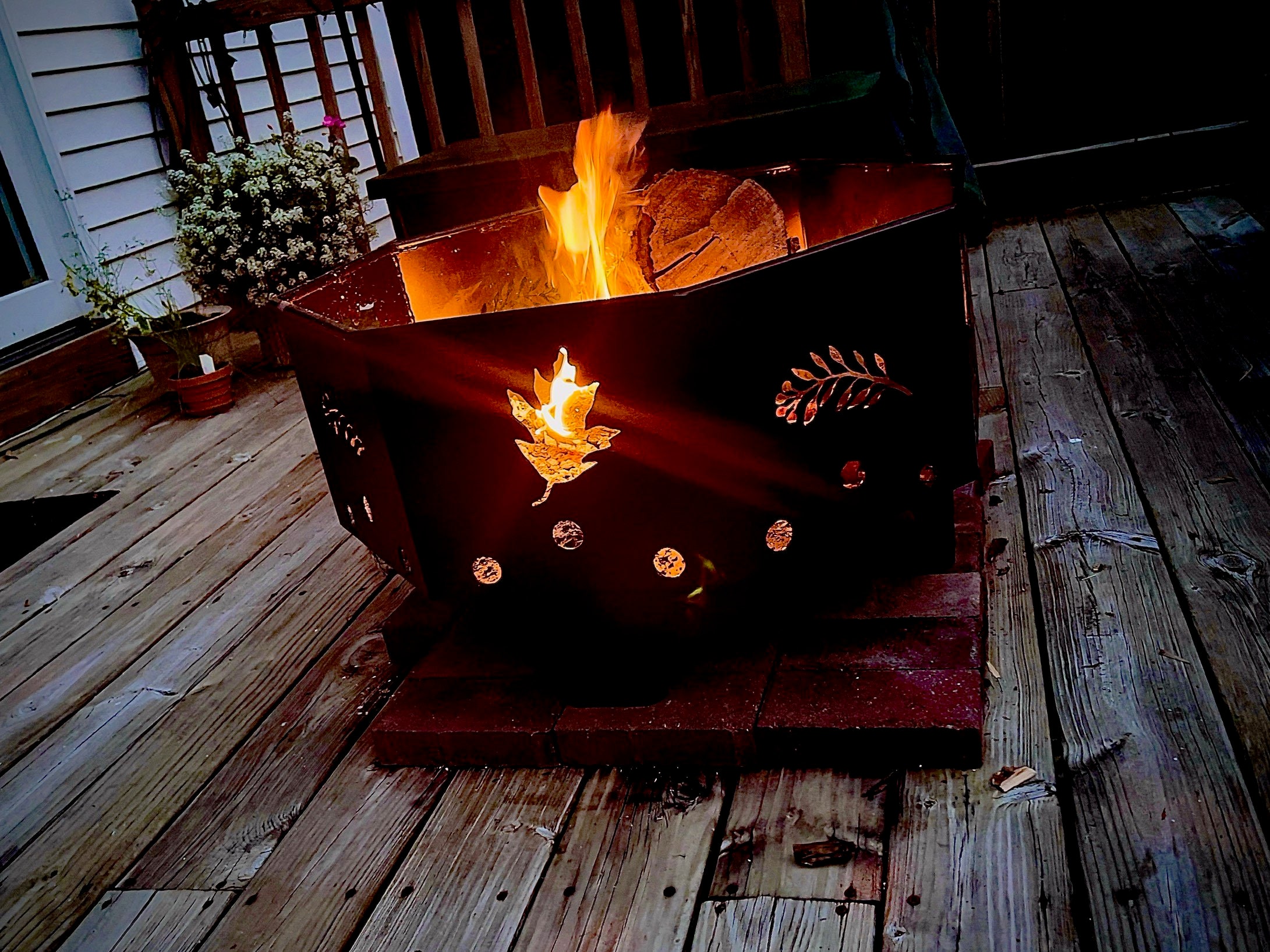 Octagon Fire Ring - Etsy