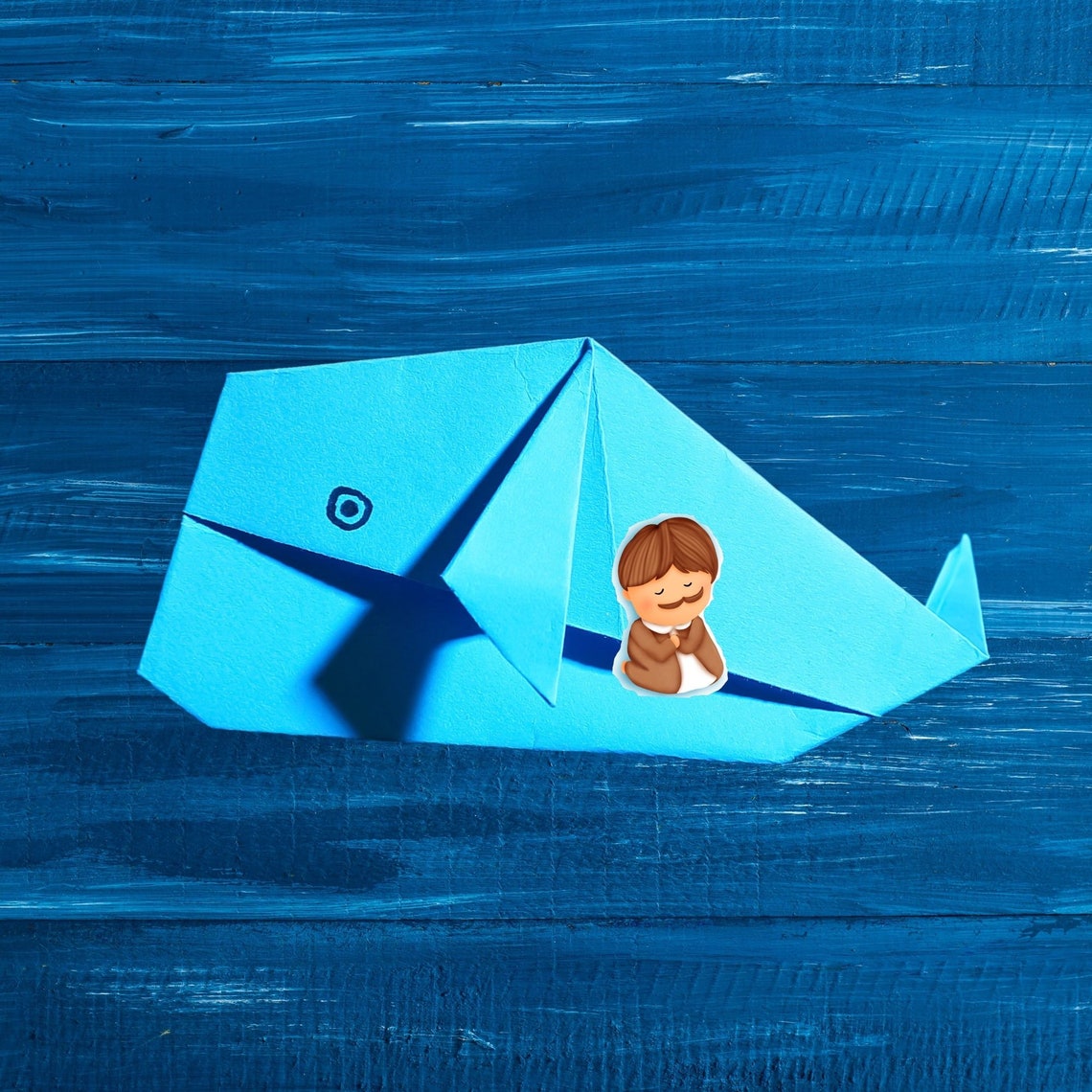 Johnna and the Big Fish Craft, Bible Activity for Kids, Old Testament ...