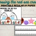 Crossing the Red Sea , Paper Crown Activity, Printable, Bible Craft for ...