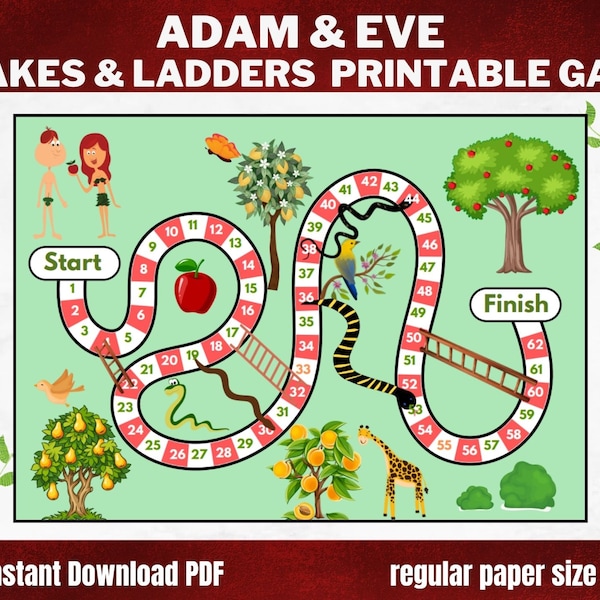 Bible Story Adam and Eve - Etsy