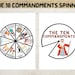 The Ten Commandments Printable, Sunday School Craft, Bible Story ...