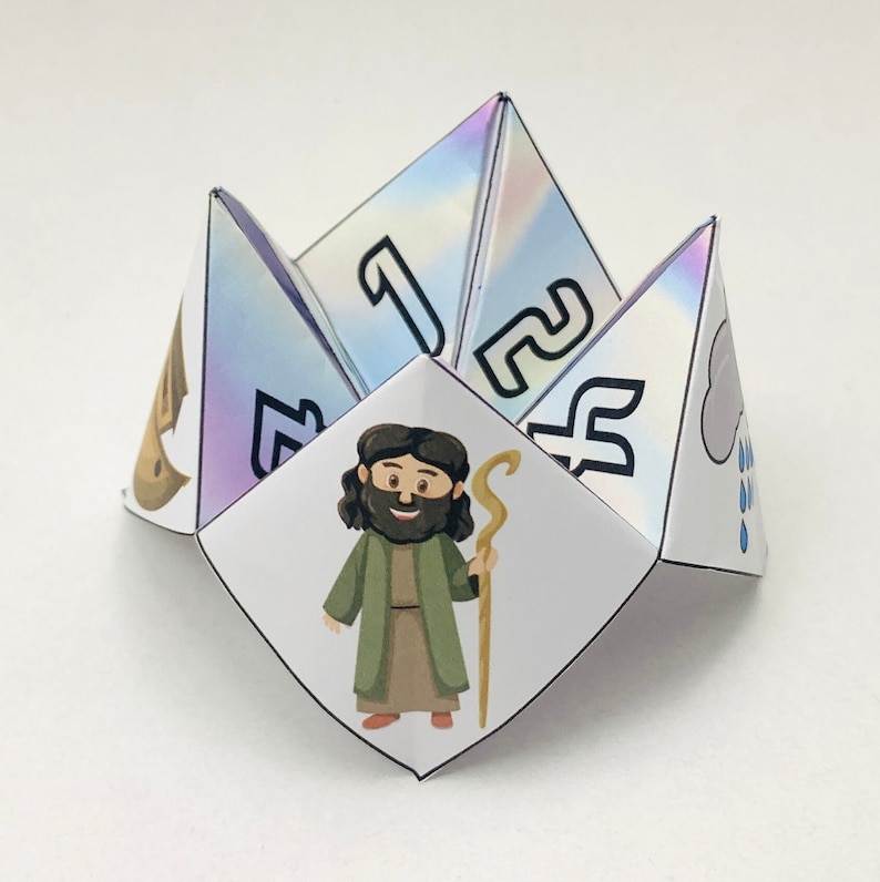 Noah's Ark Bible Story Activity, Sunday School Craft, Printable Paper ...