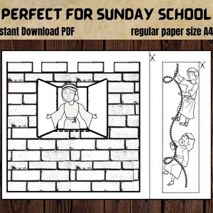 Rahab and the Spies Craft, Sunday School Craft, Bible Story Activity ...