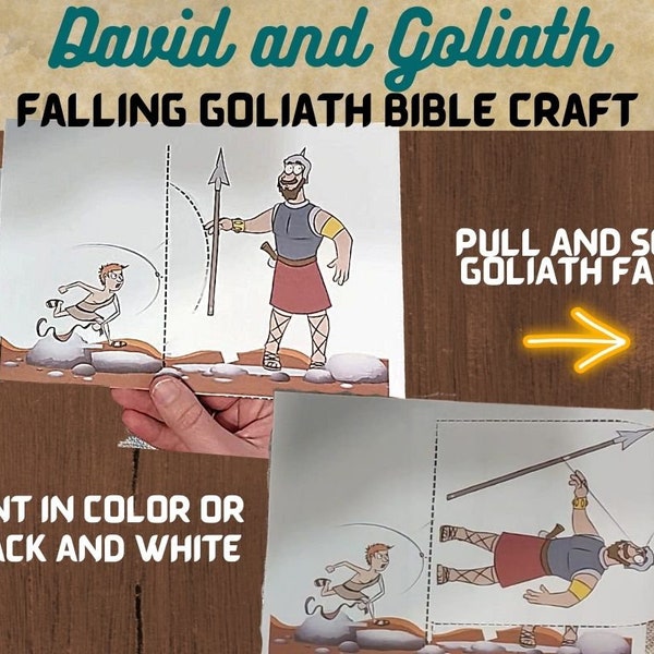 King David Sunday School Craft - Etsy