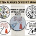 The Ten Plagues of Egypt Spinner, Sunday School Craft, Bible Story ...