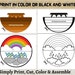 Noah's Ark Printable, Sunday School Craft, Bible Story Activity Kids ...