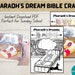 Pharaoh's Dream Craft Printable, Bible Activity for Kids, Genesis Old ...