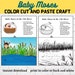 Baby Moses Craft, Nile River, Bible Activity for Kids, Old Testament ...