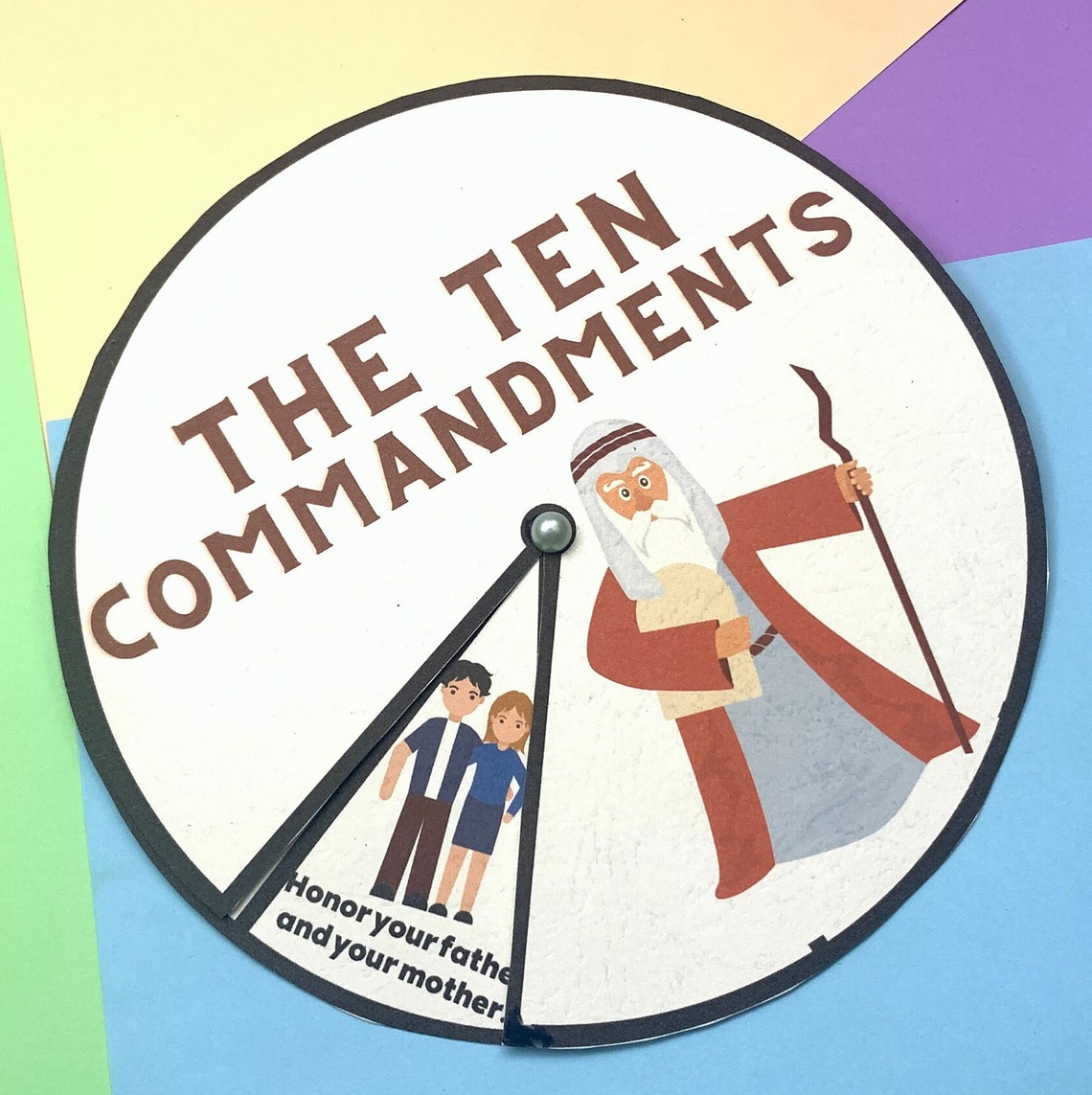 The Ten Commandments Printable, Sunday School Craft, Bible Story ...