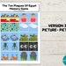 Bible Memory Match Game, the Ten Plagues of Egypt, Bible Craft for Kids ...