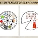 The Ten Plagues of Egypt Spinner, Sunday School Craft, Bible Story ...