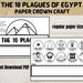 Ten Plagues of Egypt, Paper Crown, Activity Printable Kids Bible Craft ...