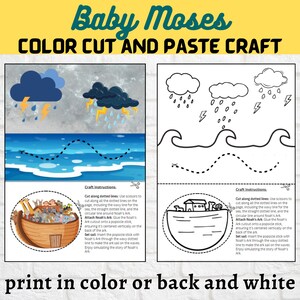 Noah's Ark Printable, Sunday School Craft, Bible Story Activity Kids ...