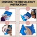 Crossing the Red Sea Printable, Sunday School Craft, Bible Story ...