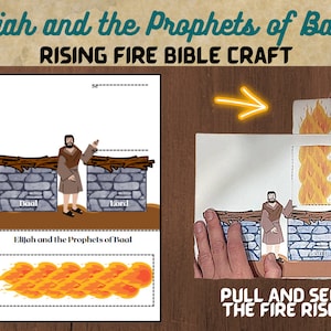 Elijah and the Prophets of Baal Craft for Kids - Etsy