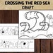 Crossing the Red Sea Printable, Sunday School Craft, Bible Story ...