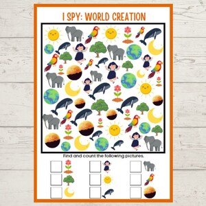 Days of Creation Bundle, Sunday School Activity, Bible Lesson Pages ...