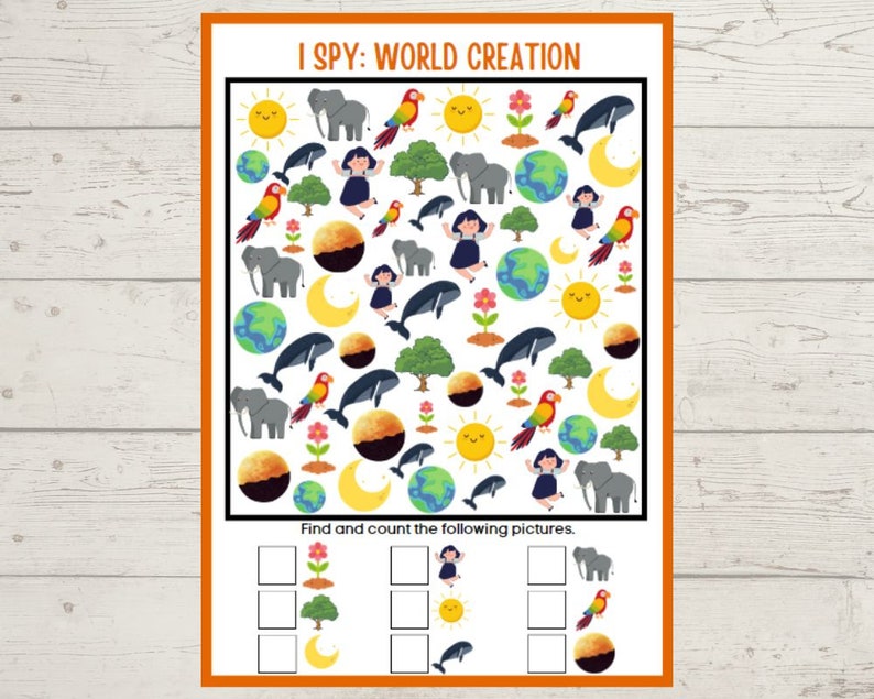 Days of Creation Bundle, Sunday School Activity, Bible Lesson Pages ...