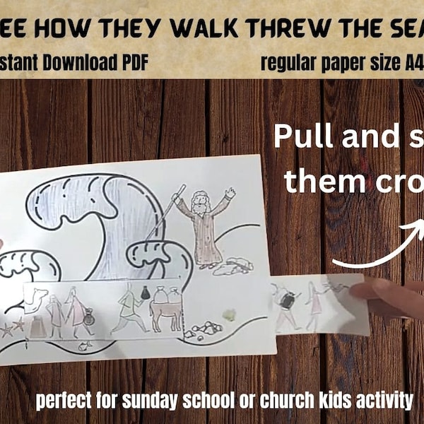 Moses Red Sea - Etsy