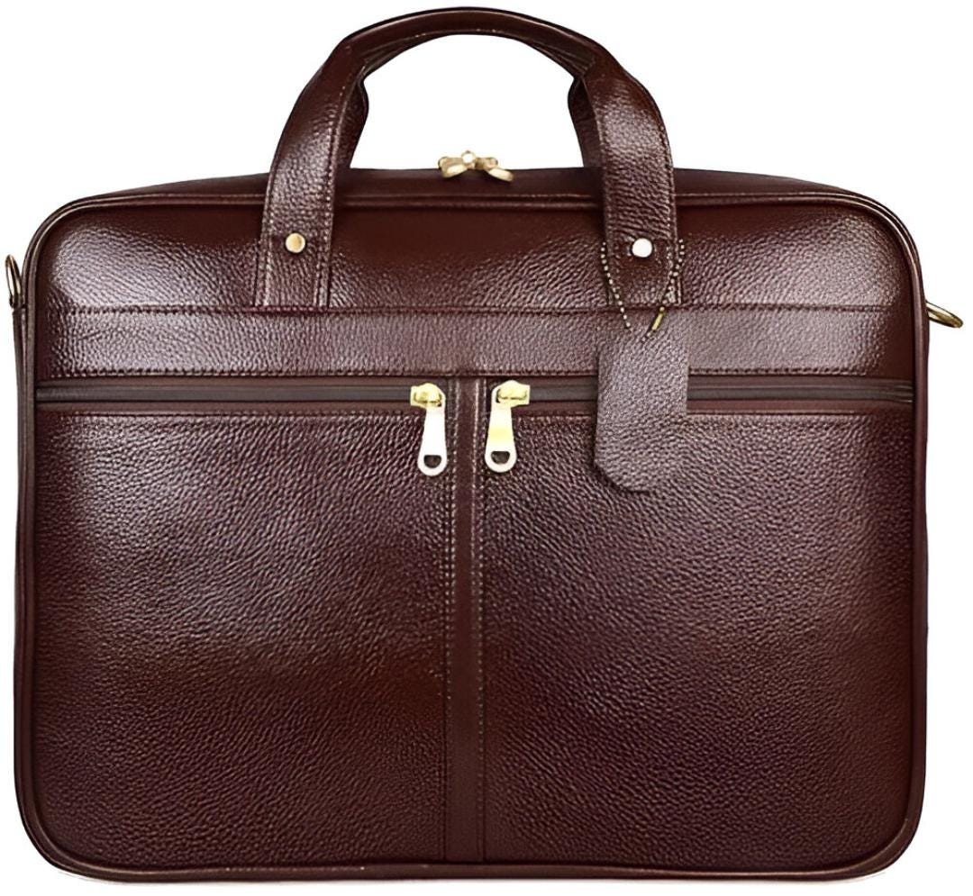 Leather Laptop Briefcase for Men, Leather Business Bag, Leather Office ...