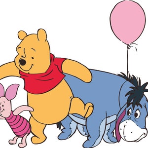 Winnie the Pooh High Res Images All Characters Included PNG, PDF, SVG ...