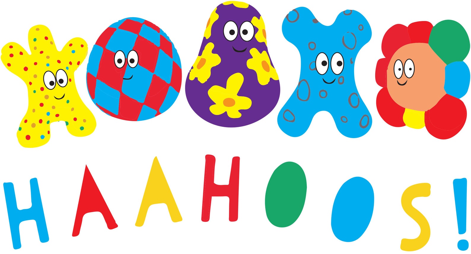 The Haahoos in the Night Garden Characters Cut to Shape Vibrant Colours ...