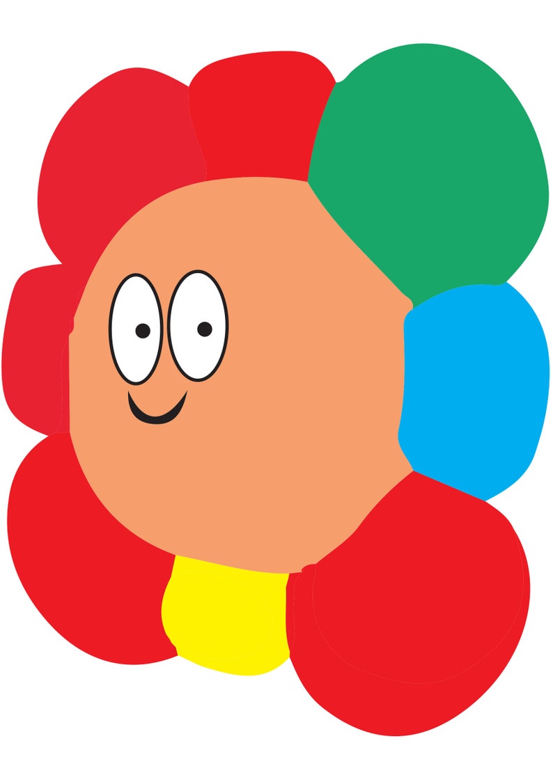 The Haahoos in the Night Garden Characters Cut to Shape Vibrant Colours ...