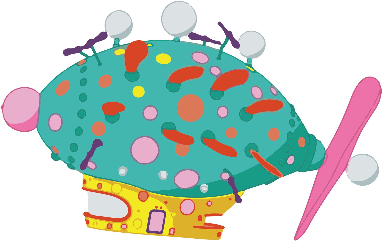 The Haahoos In The Night Garden Characters Cut To Shape Vibrant Colours