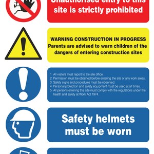 Safety Signs High Res Images All Signs Included Fully Editable PNG, PDF ...
