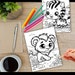 40 Cute Kawaii Forest Animals Coloring Pages for Kids and Adults ...
