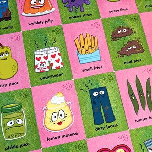 Toddler and Kids Card Game Yuck or Yum Educational Travel Toy/activity ...