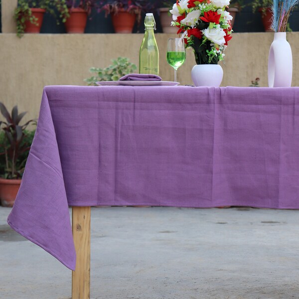 Purple Tablecloth - Etsy