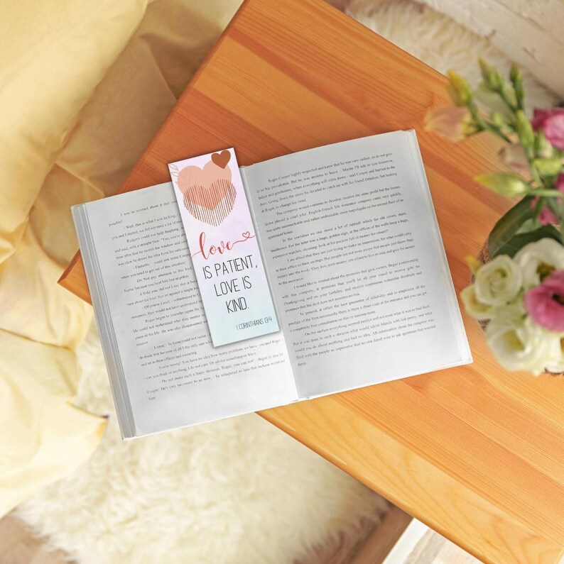 Printable Valentine’s Day Bible Verse Bookmarks | Christian Love ...